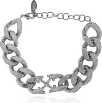 Off-white Kettenarmband mit Pfeil - - Accessories - Herren - Grau - ONE SIZE