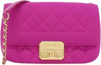 Chanel Sac bandouli&egrave;re vintage Pre-owned - Femme - Pre-owned - Violet - Taille: ONE Size