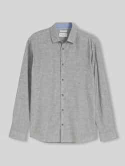 Tom Tailor Regular Fit Freizeithemd aus Leinen-Baumwolle-Mix