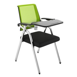 Generic Ergonomische faltbare Konferenzst&uuml;hle mit Schreibtisch - Mesh-Sessel f&uuml;r Heimschule Trainings- und Wartebereiche - bequeme gr&uuml;ne B&uuml;rositze