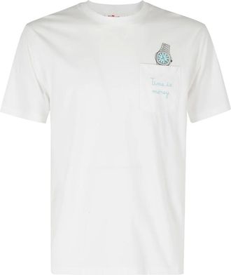 MC2 Saint Barth Homme, Tops, Blanc, Taille: L Austin T-shirt