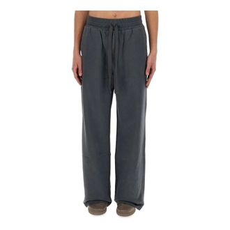 Dolce & Gabbana Pantalone di Felpa Over - Homme - Pantalons - Gris - Taille: L