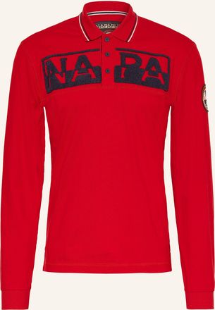 Napapijri Jersey-Poloshirt E-Archive Relaxed Fit rot