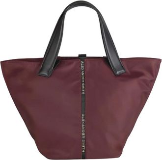 Alexander Smith Femme, Sacs, Rouge, Taille: ONE Size Lauren Medium sac à main avec bandoulière en nylon bordeaux