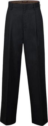 Moorer Femme, Pantalons, Noir, Taille: 42 FR Ofilia Wide Pantalons