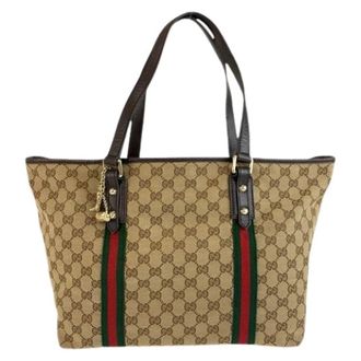 Gucci Pre-owned GG Canvas Tote Bag - - Pre-owned - Damen - Beige - ONE SIZE