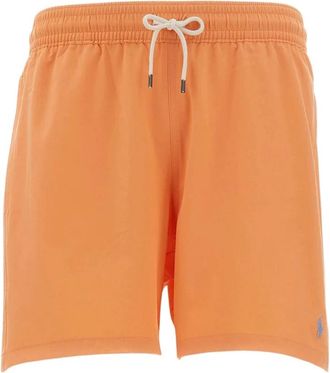 Polo Ralph Lauren Homme, Maillots de bain, Orange, Taille: XL Traveler Swim Shorts