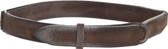 Orciani Cintura in pelle scamosciata senza fibbia Altezza 3 cm - - Accessories - unisex - Braun - ONE SIZE
