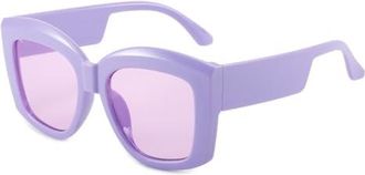 Generic Lunettes De Soleil &Agrave; Monture Large For Hommes, Vacances, Femmes, Sports Plein Air(Purple)