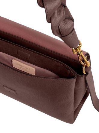 Coccinelle Womens Shoulder Bag Berry-Winter Rose Bovine Leather - Shoulder-Bags Berry/winter