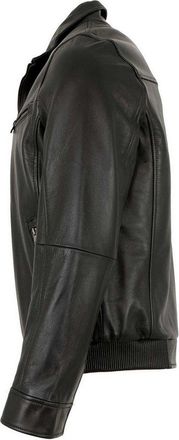 Maddox Lederjacke MAD46 MADDOX - Herren Lederjacke Blouson Lammnappa schwarz