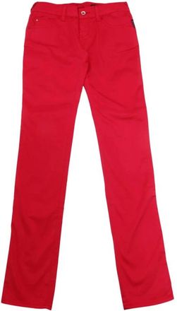 Armani Pantalon 5 poches - Femme - Pantalons - Rouge - Taille: W25