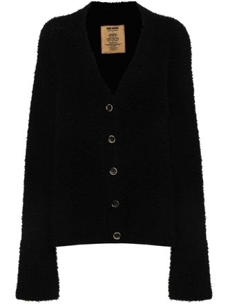 Uma Wang Cardigan mit texturiertem Finish - Schwarz