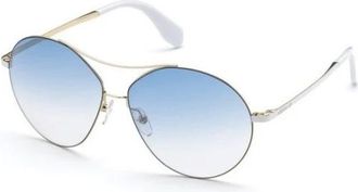 adidas Femme, Accessoires, Jaune, Taille: 59 MM Lunettes de soleil rondes