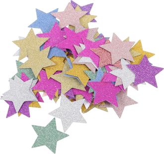 Artibetter 300st&uuml;cke Buntes Stern Konfetti Aus Papier Kreatives Party Dekor Glitzerndes Konfetti Zubeh&ouml;r F&uuml;r Feier Und Event Dekoration