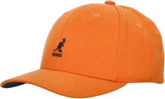 Kangol Gebogener Woll-Baseballkappe Aprikosenorange - - Accessories - Herren - Orange - L/XL