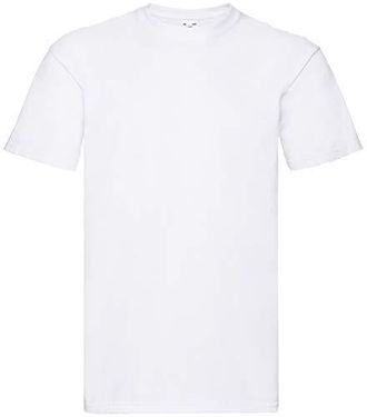 Fruit Of The Loom Fruit Of The Loom - T-shirt &agrave; manches courtes avec col ras du cou pour homme - Blanc - Small