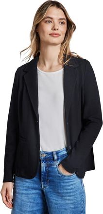 Street One Damen A212536 Strukturblazer, Deep Tint Blue, 34 EU