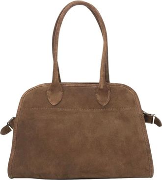 Estro & Luminara Femme, Sacs, Brun, Taille: ONE Size Sac &agrave; main Satchel