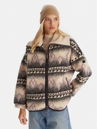Roxy Fleecejacke Feels Like Winter ERJJK03676 Beige Regular Fit