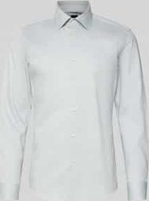 HUGO BOSS Slim Fit Businesshemd aus Baumwoll-Mix Modell HANK