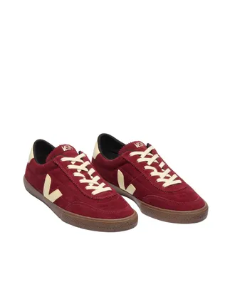 Veja Womens Sneakers Panenka Suede Garnet Sun Bark Trainers