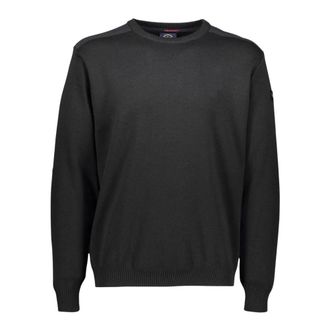 Paul & Shark Crewneck Pullover mit Patches - - Sweatshirts & Hoodies - Herren - Schwarzk - XL