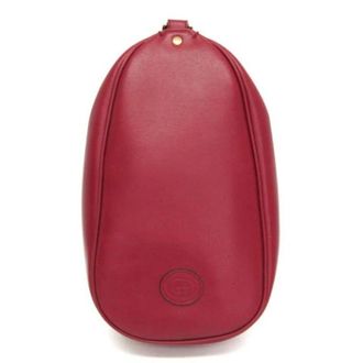 Gucci Pre-owned Vintage Leder Clutch - - Pre-owned - Damen - Rot - ONE SIZE