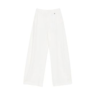 Giuseppe Di Morabito Femme, Pantalons, Blanc, Taille: 34 FR Wide Pantalons