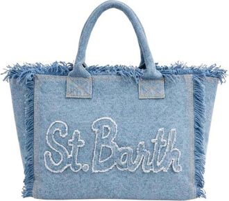 MC2 Saint Barth unisex, Sacs, Bleu, Taille: ONE Size Vanity Patch - Sac bandouli&egrave;re