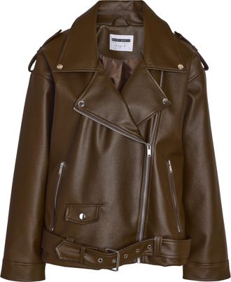 Noisy May Nmpaulina Oversize Biker Jacket Noos