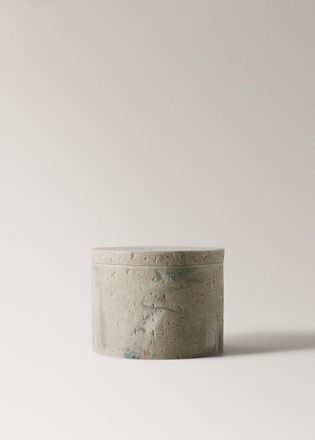 Mango Pot moyen de salle de bains en r&eacute;sine effet marbre sable - Home - M - MANGO HOME