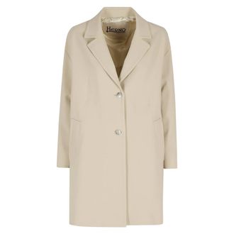 Herno Femme, Manteaux, Beige, Taille: 36 FR Long Coat