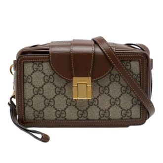 Gucci Pre-owned Vintage Canvas Crossbody Bag - - Pre-owned - Damen - Braun - ONE SIZE