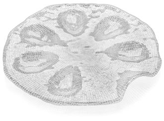IVV diamond plate cm- 34 x transparent oysters