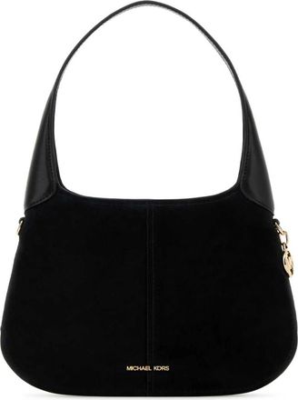 Michael Kors Femme, Sacs, Noir, Taille: ONE Size Alice Small Suede Shoulder Bag