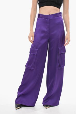 Versace Cargo-Hose im Palazzo-Fit aus Viskose Versace
