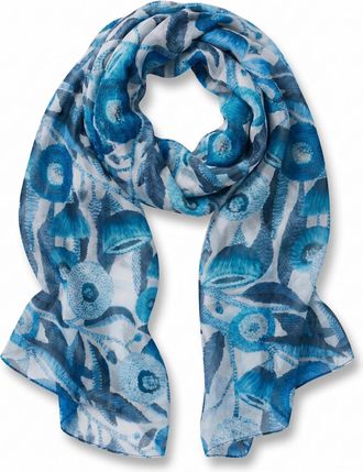 styleBREAKER Schal Leichter Viskose Schal mit Blumenmuster