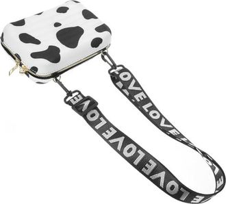 FOMIYES Sac à Bandoulière PU Design Bagage Large Sangle Confortable Pochette Portable pour Voyage Shopping