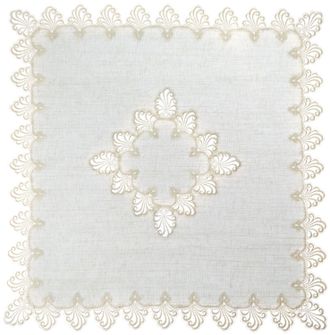 Plauener Spitze 3086E_11_80802 Tischdecke Nizza E, Gr&ouml;&szlig;e 0 x 80 cm, rechteckig mit Mitte