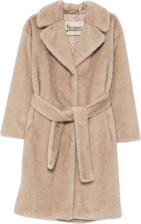 Herno Femme, Manteaux, Beige, Taille: 40 FR Herno Manteaux