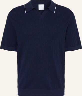 Nike Jordan Strick-Poloshirt Loose Fit blau