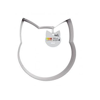 ScrapCooking XXL Edelstahl Katze Cookieausstecher, 1 St&uuml;ck, 26,5 x 25 cm