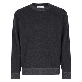 Roberto Collina Maglia Girocollo Lana Felted Vanise - - Knitwear - Herren - Grau - XL