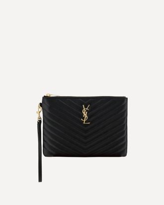 Saint Laurent Matelass&eacute; Clutch Bag Female UNI