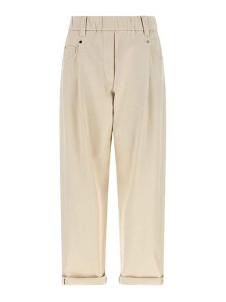 Brunello Cucinelli Shiny Bartack - Beige