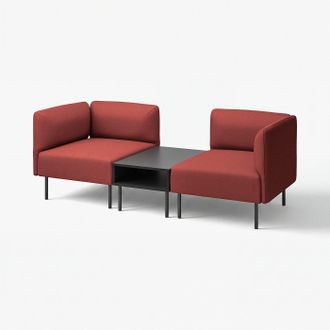 IKEA LILLEHEM 2er-Sitzelement mit Ablage
