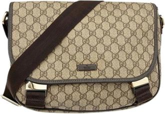 Gucci Sac bandouli&egrave;re vintage Pre-owned - Homme - Pre-owned - Beige - Taille: ONE Size