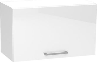 PEGANE Meuble haut de cuisine coloris blanc avec 1 porte - longueur 60 x profondeur 28 x hauteur 36 cm
