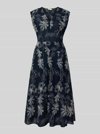 Milano Midikleid mit Stitchings und Eingrifftaschen